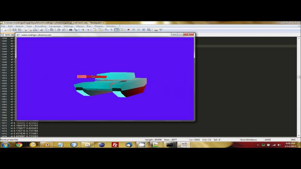 3D Programming OpenGL: Load OBJ Model from Blender in C++ on Vimeo