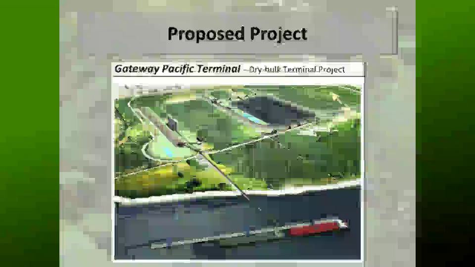An Environmental Review Process Meeting for the Proposed Cherry Point ...
