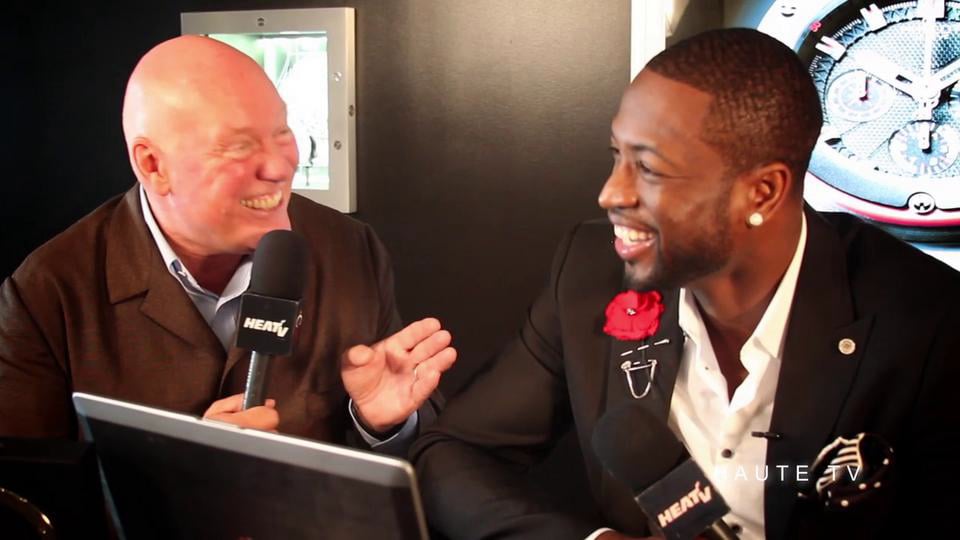 HUBLOT PRESENT DWAYNE WADE AND UDONIS HASLEM WITH SPECIAL MIAMI HEAT ...