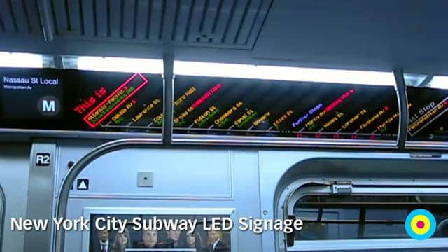 New York City Subway LED Signage / 2009-09-23 / SML on Vimeo