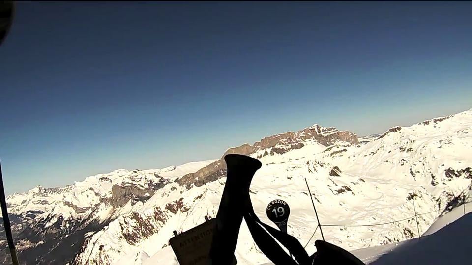Black run "Charles Bozon" overview in Chamonix Valley on Vimeo