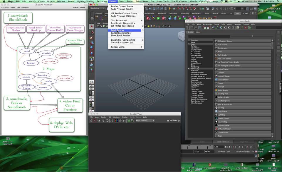 Intro to Autodesk Maya 29: Workflow in and around Maya on Vimeo
