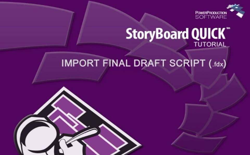 Import a Final Draft Screenplay into Storyboard Quick on Vimeo