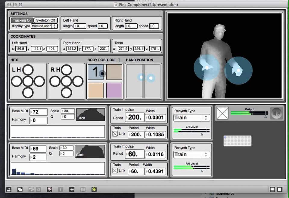 Kinect Max/MSP Test 1 on Vimeo