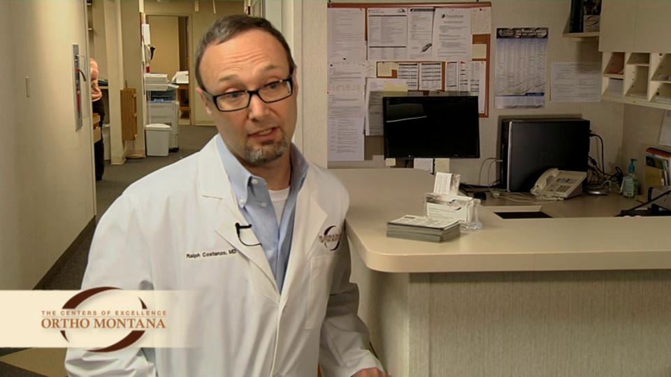 Dr. Ralph Costanzo Intro Orthopedic surgeon at Ortho Montana on Vimeo