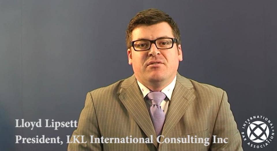 IBAHRI Task Force member interview - Lloyd Lipsett (rapporteur) on Vimeo
