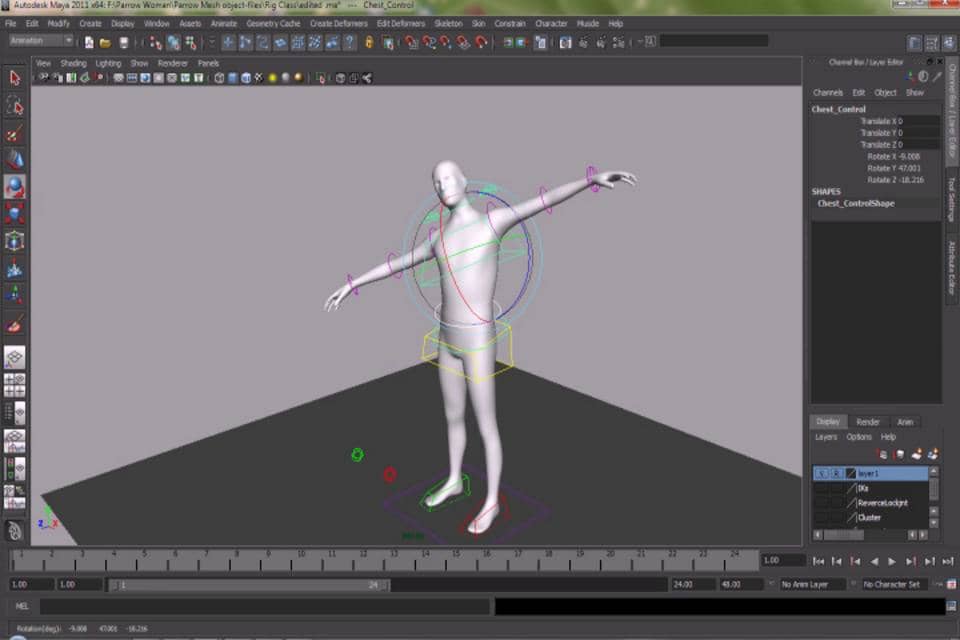 Building A Complete Human Character Rig In Maya, Part 1 on Vimeo