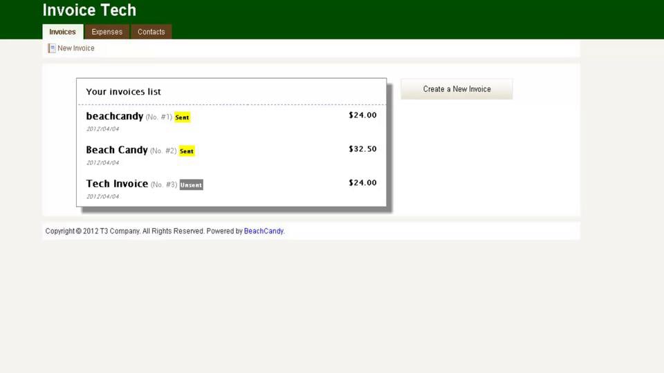 Online Invoice Creator on Vimeo