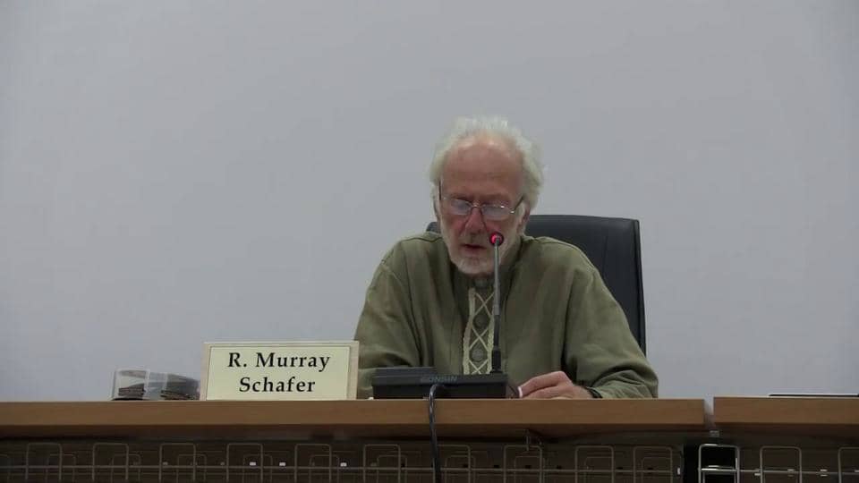 R. Murray Schafer - WFAE2011 on Vimeo