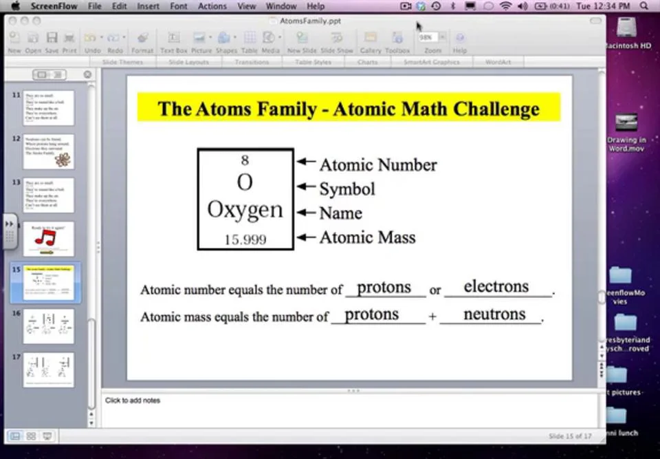 Atoms Family Math Challenge