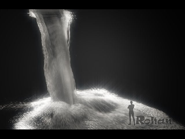 Krakatoa WaterFall + Realflow Particle on Vimeo