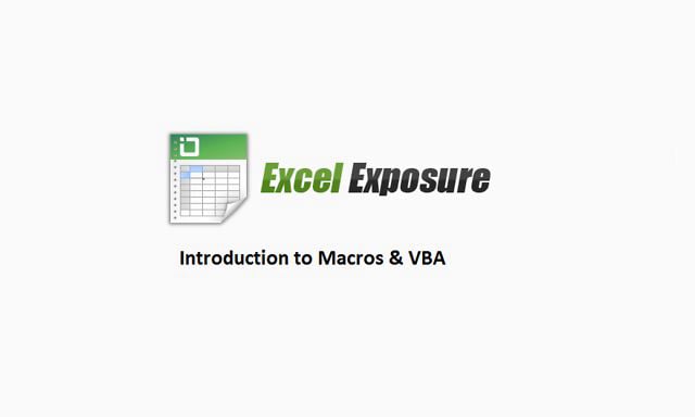 Introduction to Macros & VBA on Vimeo