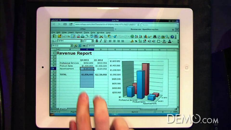 rollApp launches "OpenOffice on iPad" at DEMO Spring 2012 on Vimeo