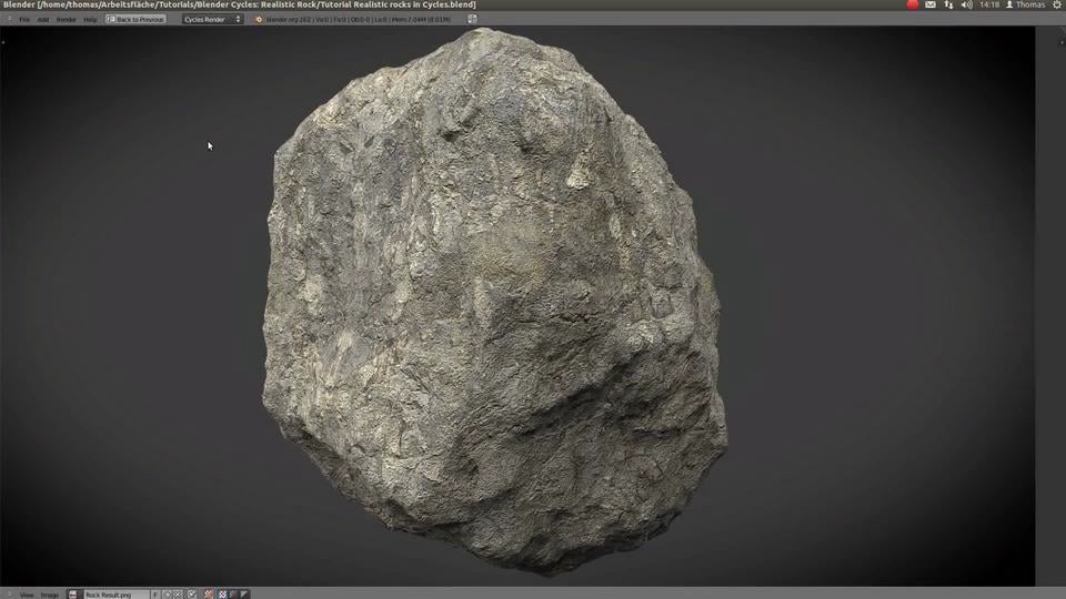 Blender Cycles: Realistic rock Tutorial on Vimeo