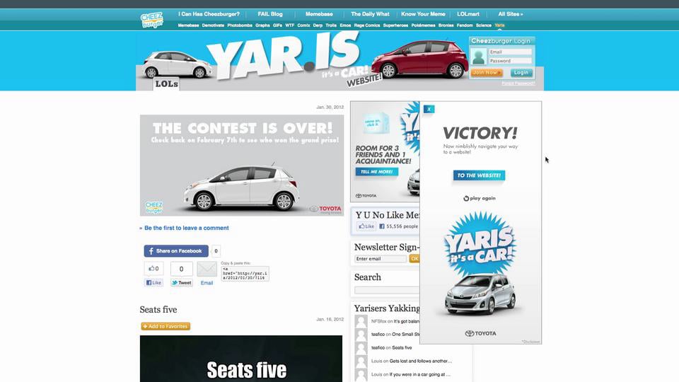 Yaris Game 2 on Vimeo