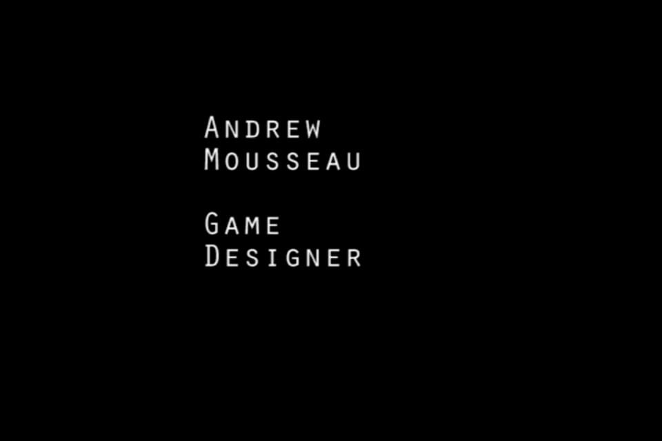 Andrew Mousseau Reel April 2012 on Vimeo