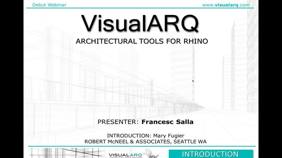 Introduction to VisualARQ Webinar on Vimeo