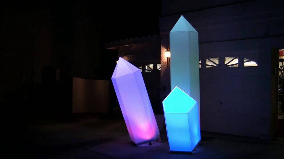 Ice Crystal Lighting Test 4-29-12 on Vimeo
