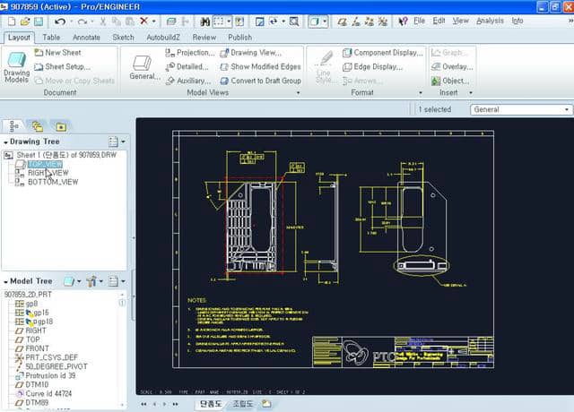 Pro/ENGINEER Wildfire 5.0 2D Drawing UI on Vimeo