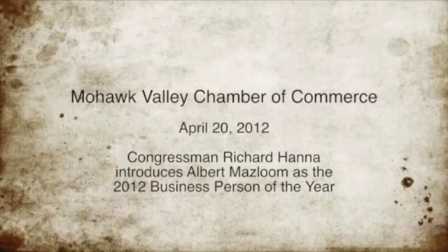 Mohawk Valley Chamber of Commerce on Vimeo