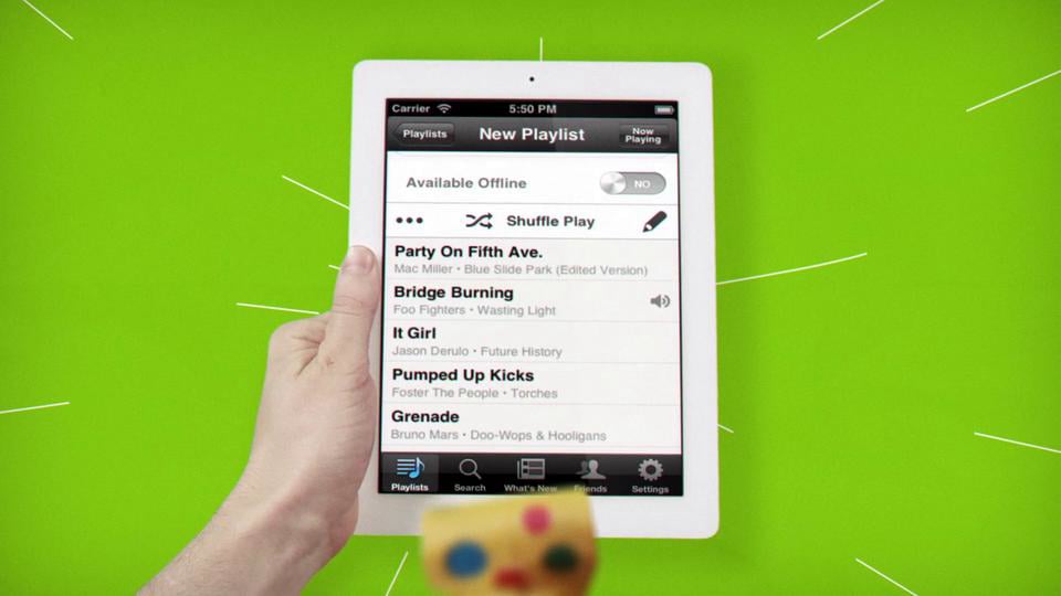Spotify iPad App on Vimeo