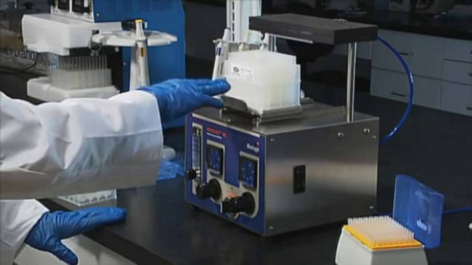 Biotage® PRESSURE+ 96 Manifold Demonstration on Vimeo