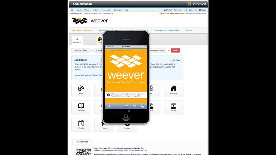Weever Apps 1.7 for Joomla Demo on Vimeo