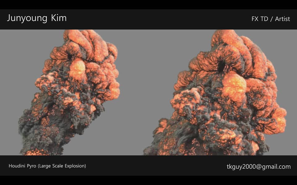 Houdini Pyro Explosion - v002 on Vimeo