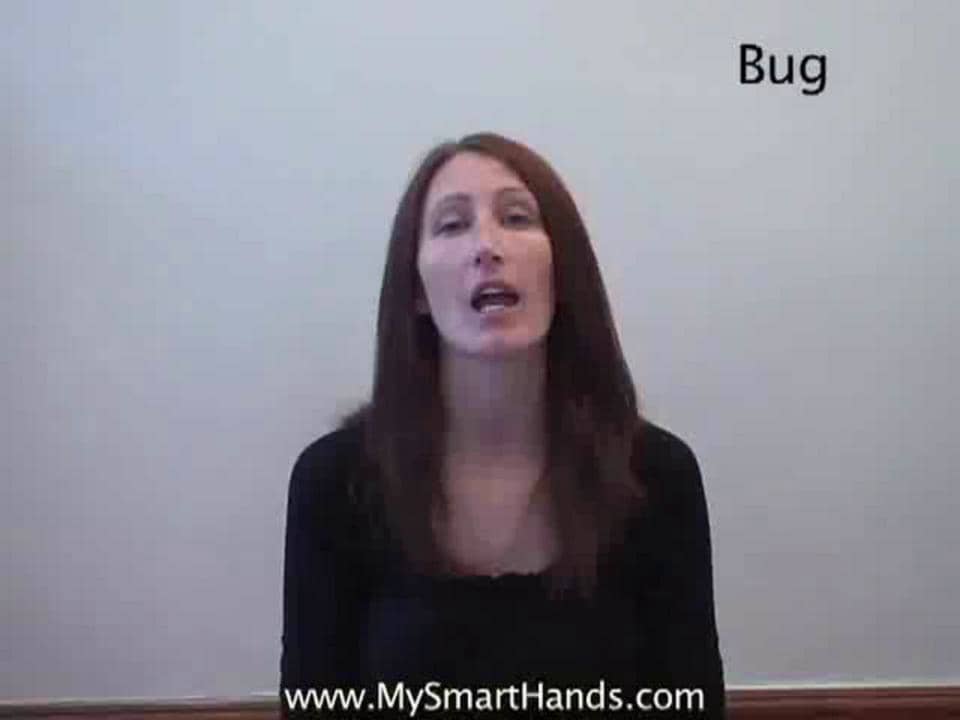 ASL sign for Bug on Vimeo