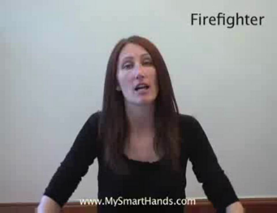 ASL sign for Firefighter on Vimeo