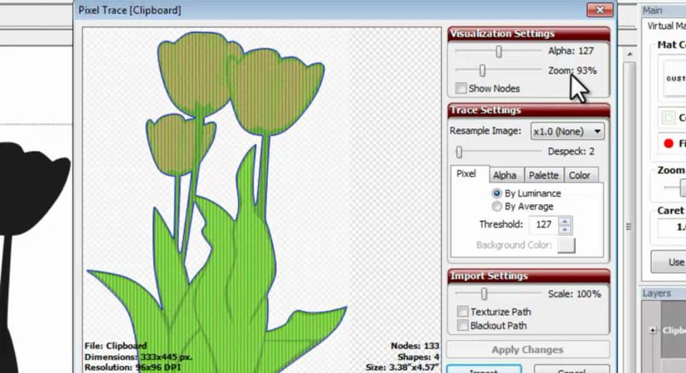 Make The Cut: Demo of Pixel Tracing Features on Vimeo
