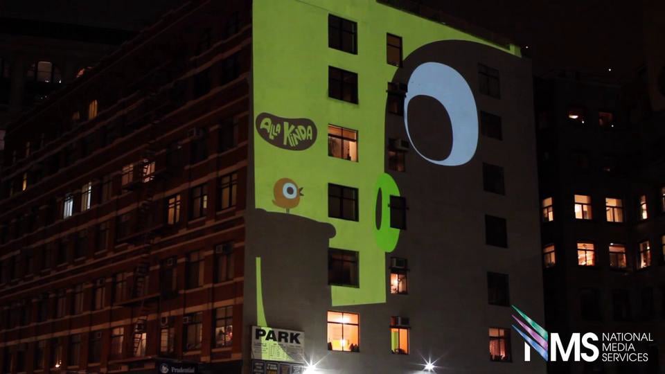 Projection Mapping Art Piece in NYC for Tribeca Film Festival