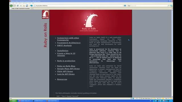 Ruby on Rails Demo App on Vimeo