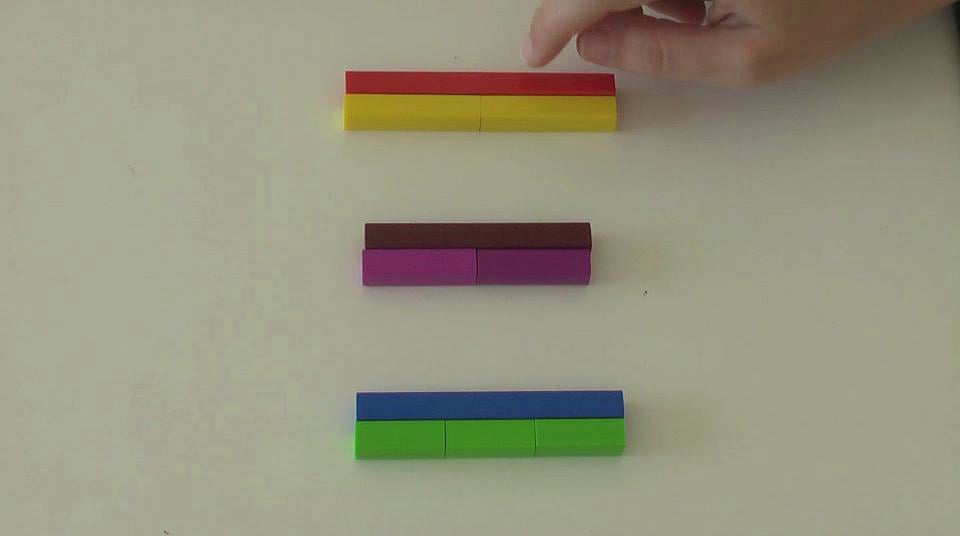 How to Begin Teaching Fractions with Cuisenaire Rods - Math Video on Vimeo