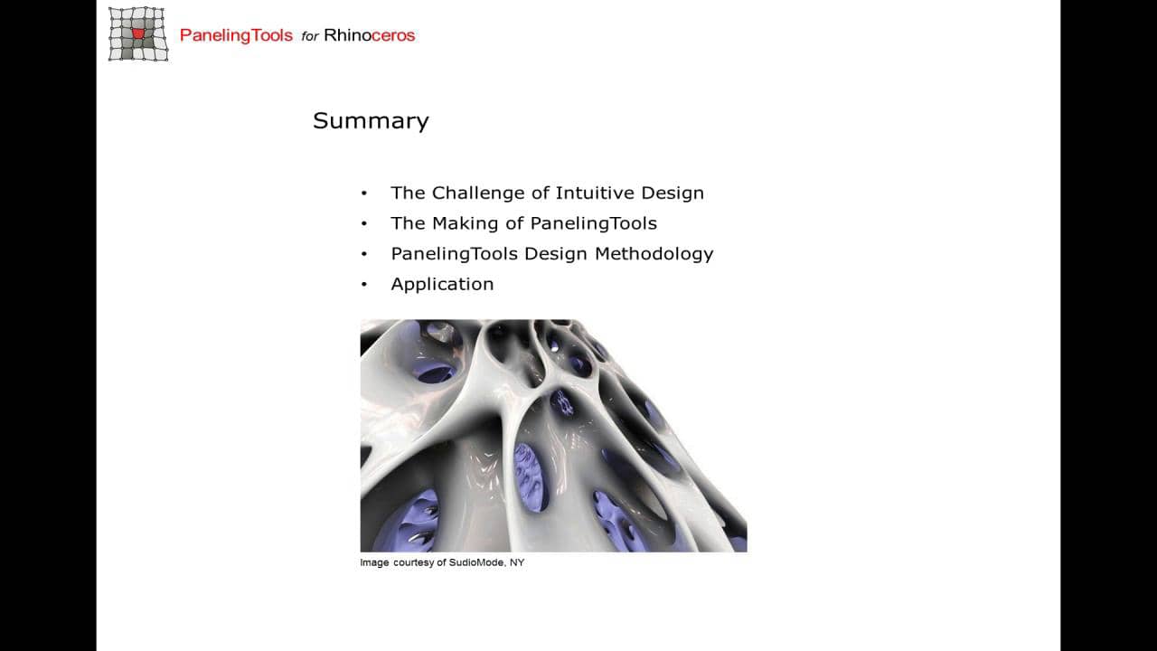 Digital Sketching with PanelingTools for Rhino on Vimeo