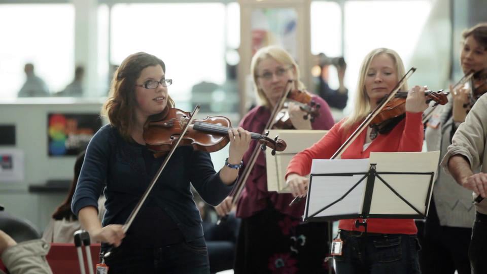 British Airways - Pop Up Orchestra on Vimeo