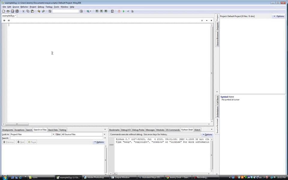 Building Maya Interfaces with Python: Video One on Vimeo