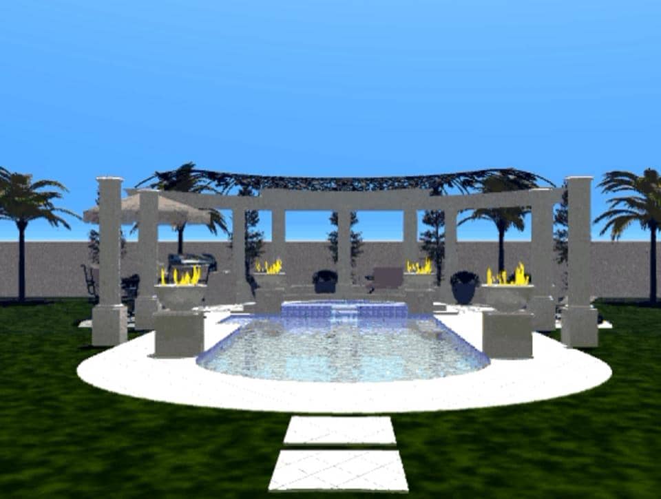 3D roman style pool. on Vimeo