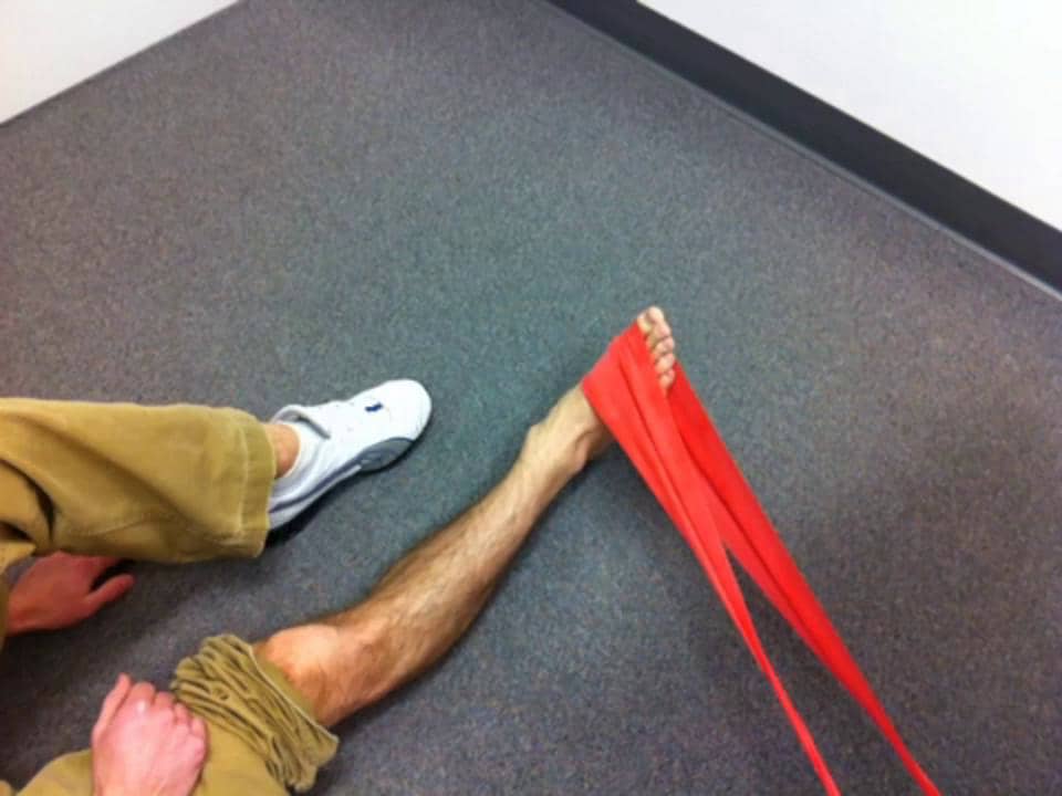 11. Exercise to strengthen the Invertor muscles of the foot & ankle. on ...