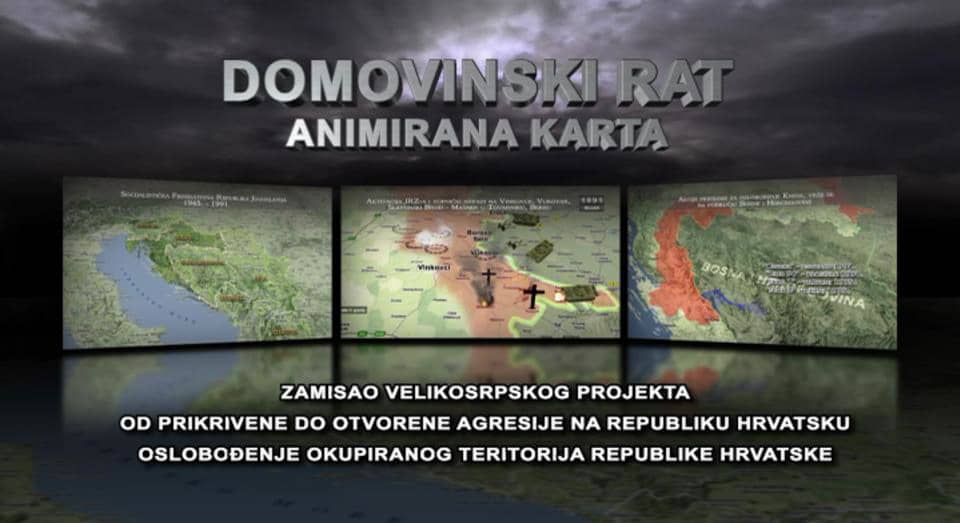 Domovinski rat - animirana karta on Vimeo