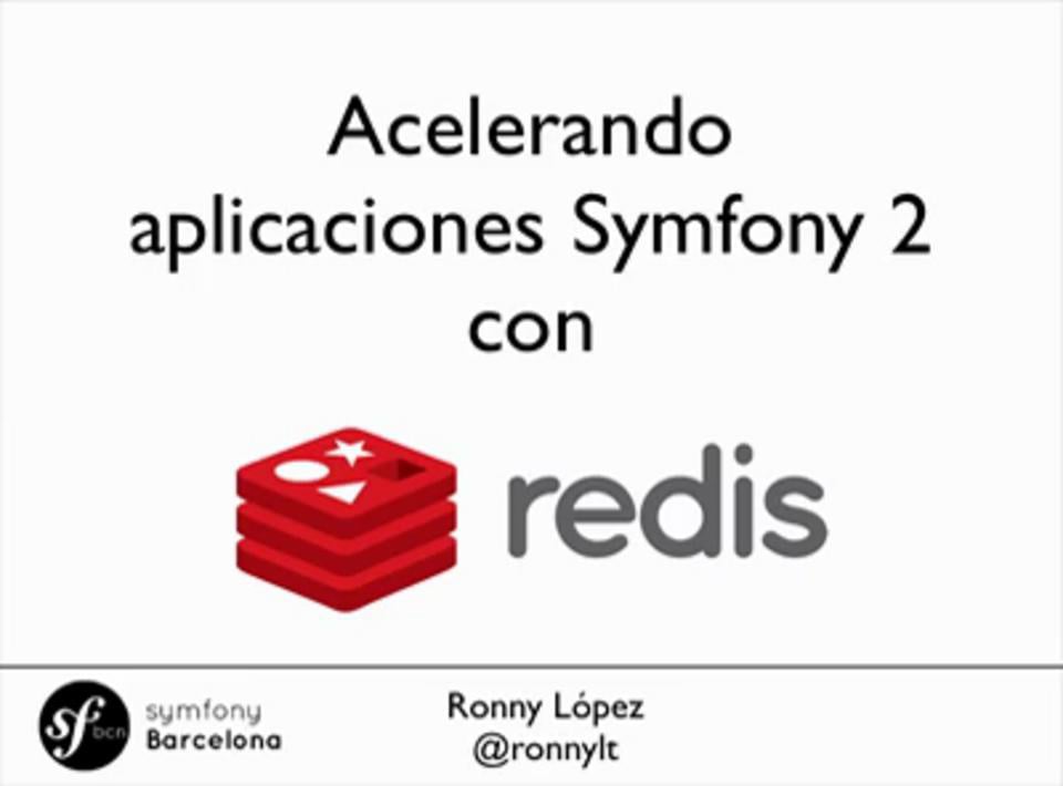 Using Redis to speed up your Symfony2 application on Vimeo