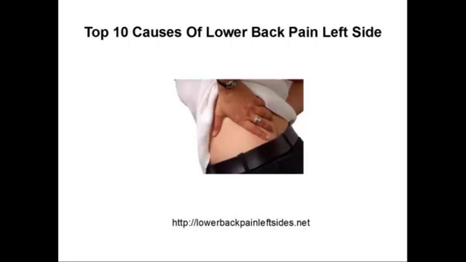 Lower Back Pain Left Side - 10 Main Causes on Vimeo