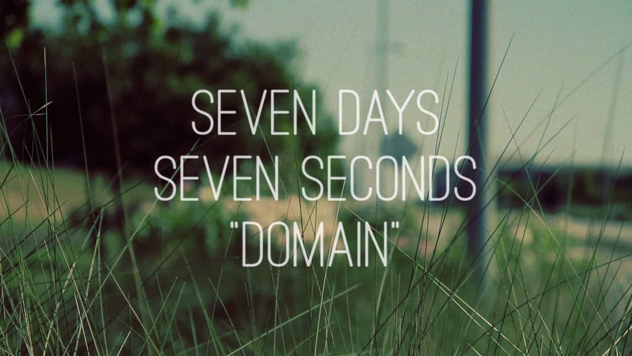 seven days | seven seconds | domain on Vimeo