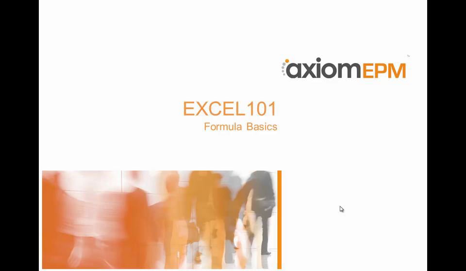 Excel101 - EXCEL101 Formula Basics on Vimeo