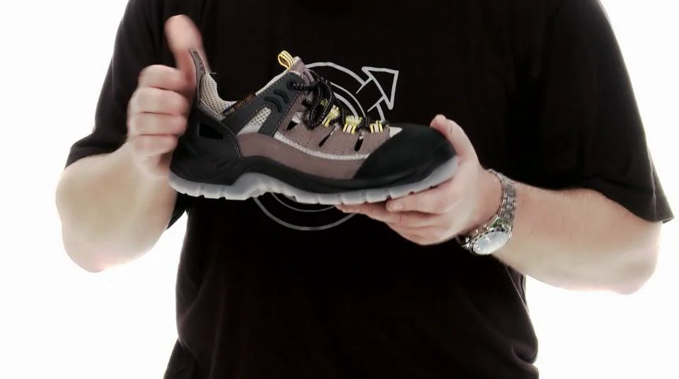 The Volvo Workwear Collection - Workwear Safety Sandal/Shoe 649502 on Vimeo