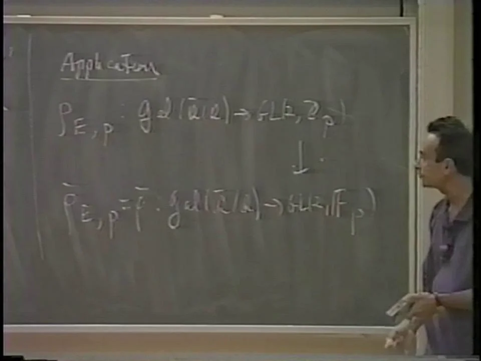 29. Non-minimal Deformations (the Induction Step) -- Ken Ribet on Vimeo