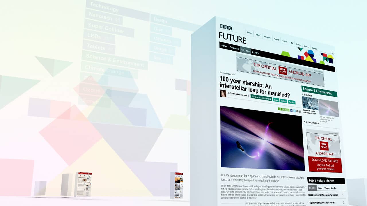 BBC.com / Twenty Twelve Website and Apps Promo on Vimeo