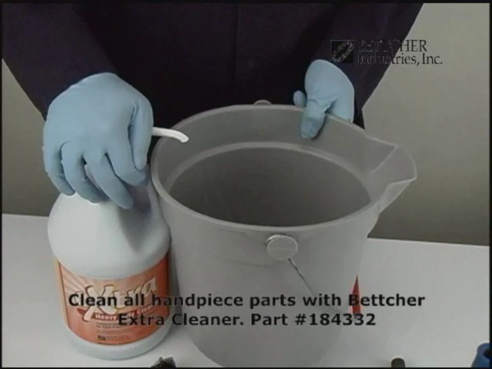 Bettcher Whizard Trimmer Series II Basic Cleaning Instructions - English