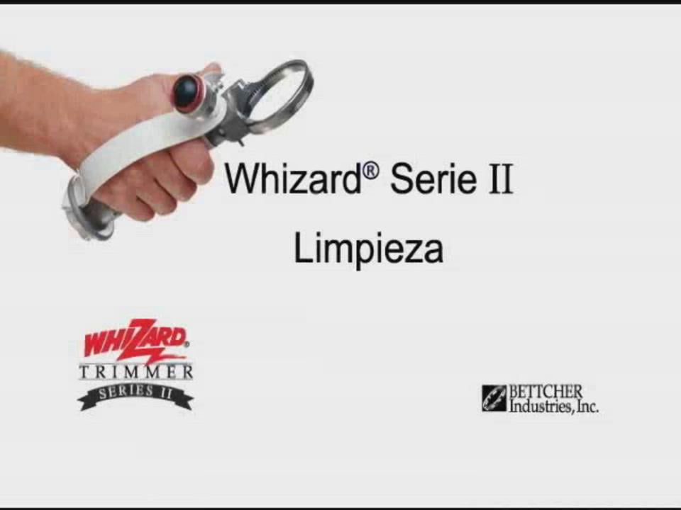 Whizard® Trimmer Cleaning (Limpieza) Instructions - Español on Vimeo