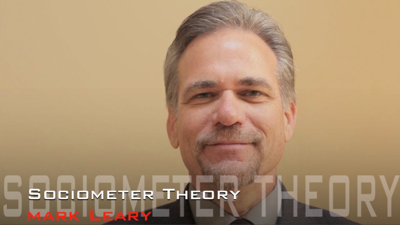MARK LEARY on The Sociometer Theory of Self-Esteem on Vimeo